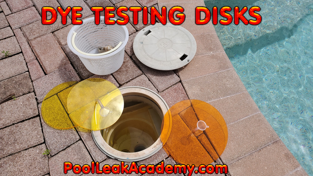 SWIMMING POOL LEAK DETECTION TOOLS AND DYE TESTING KITS
